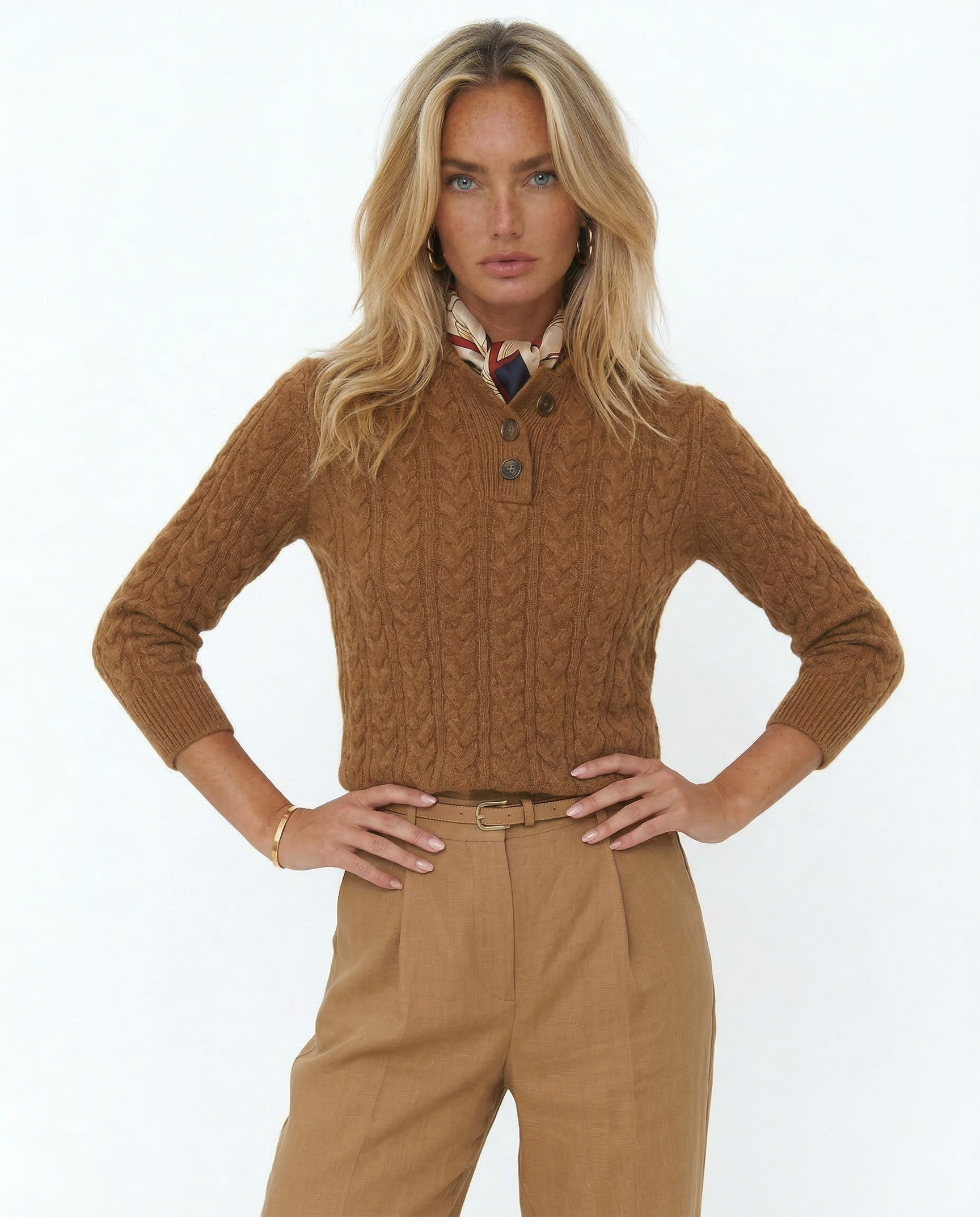 Arden Button-Up Cashmere Sweater – Lacceti